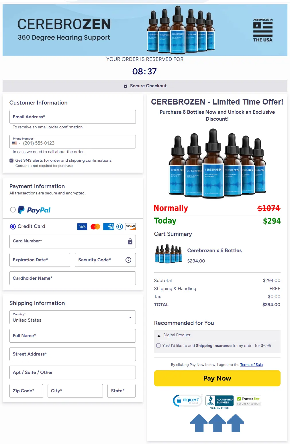 Cerebrozen ™ - Official Website | Support Healthy Hearing